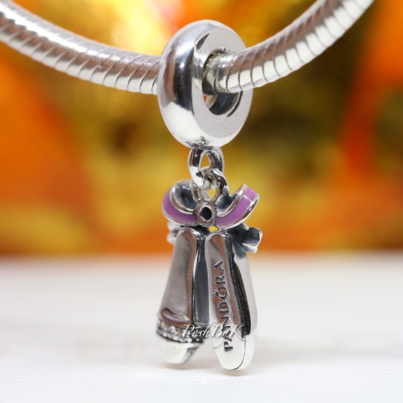 Pandora | Jewelry | Pandora Punk Ballerina Shoes Dangle Charm 798339cz ...
